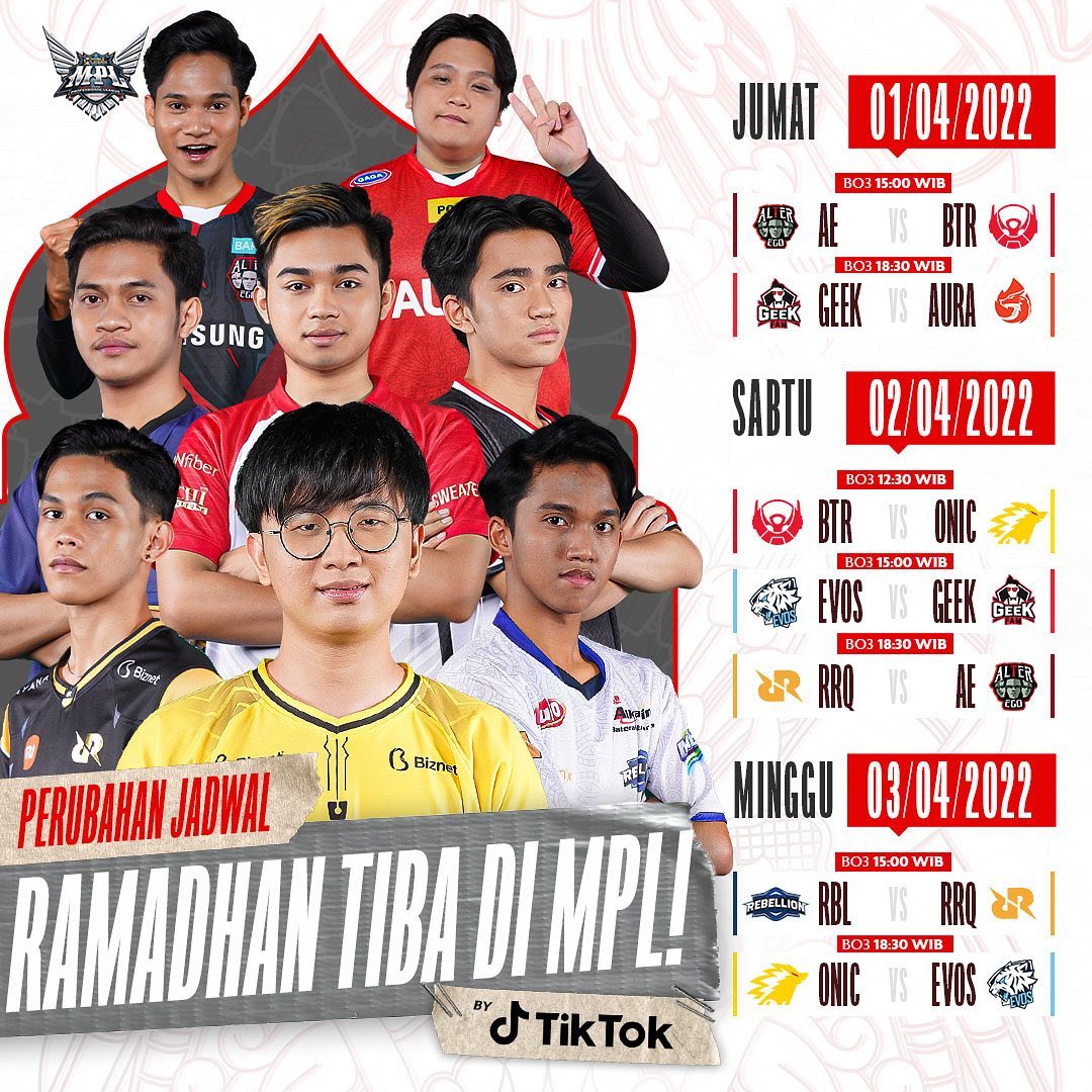 Jadwal MPL ID Season 9 Week 7, Bakal Jadi Pekan Penentuan! | SPIN