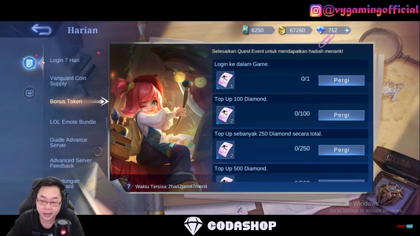 Login Mobile Legends Hari Ini Untuk Dapatkan Skin Gratis di Event MLBB ...