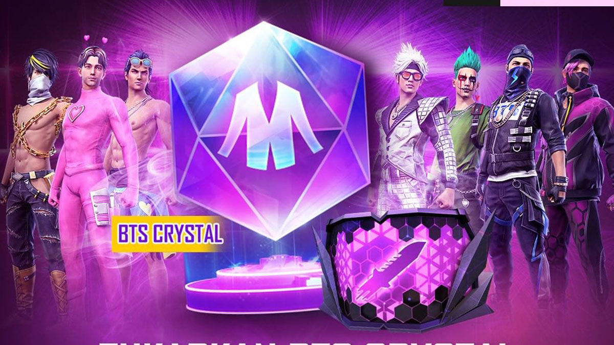 Ada BTS Crystal FF di Event Ini, Kesempatan Emas Koleksi Bundle BTS!
