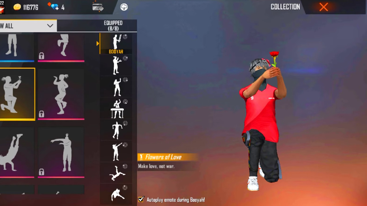 Emote TikTok, Flowers of Love FF Alami Perubahan di Advance Server! | SPIN