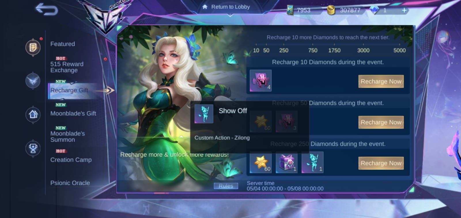 Cara Mudah Dapatkan Custom Action Emote MLBB Zilong! | SPIN