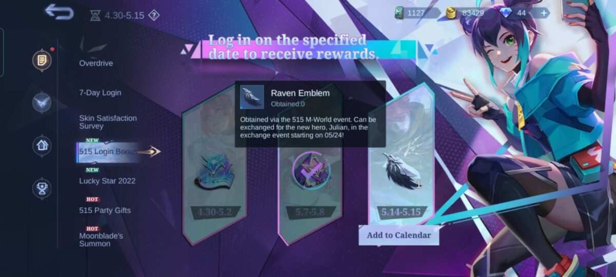 Begini Cara Mendapatkan Hero Julian Secara Gratis Dari Mobile Legends!