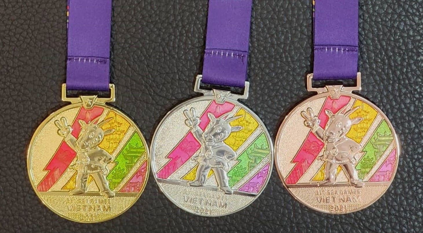 Begini Tampilan Medali Emas SEA Games 2021, Dibuat Dari Emas 24 Karat!