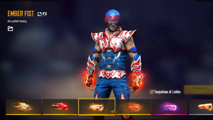 Dapatkan Fist Skin Ember dan Bundle Aerostar FF dengan Cara Ini! | SPIN