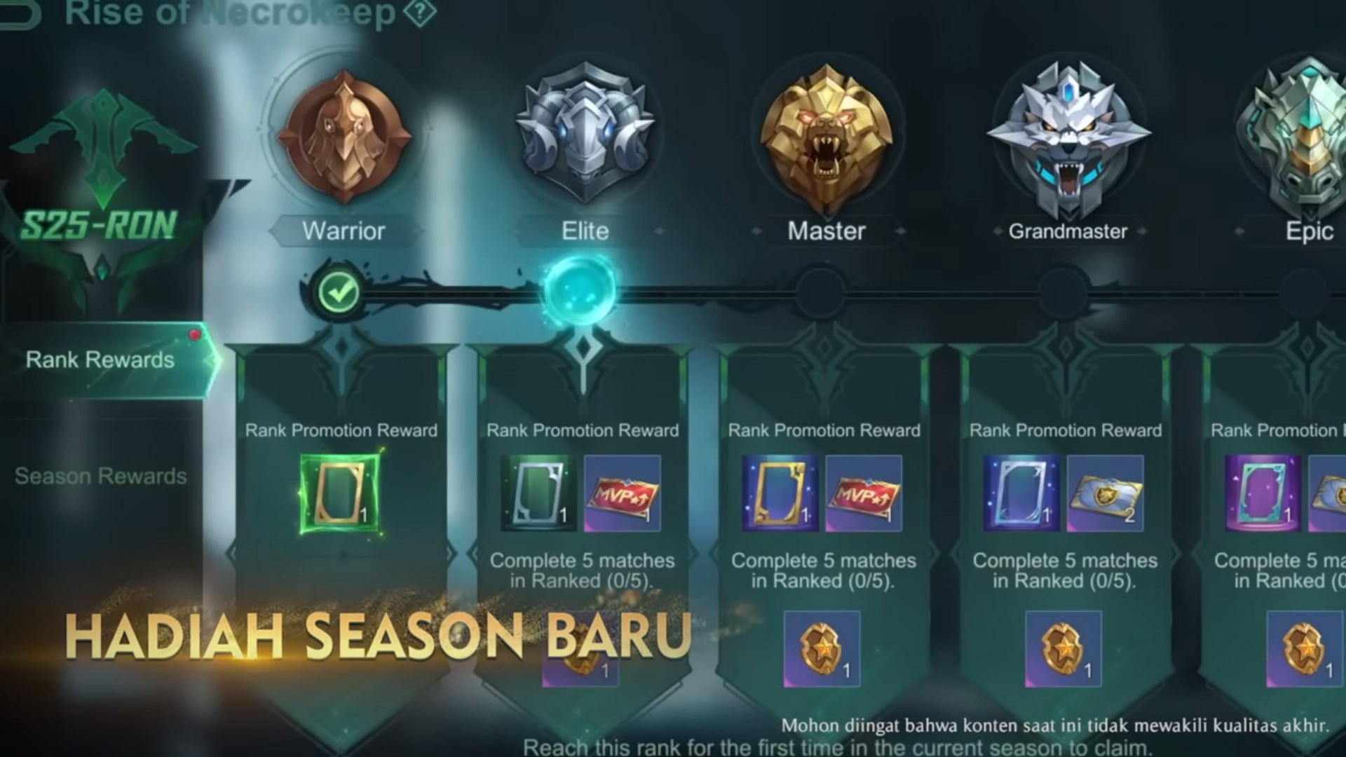 Preview Season 25 Mobile Legends, Bakal Banyak Perubahan Keren!