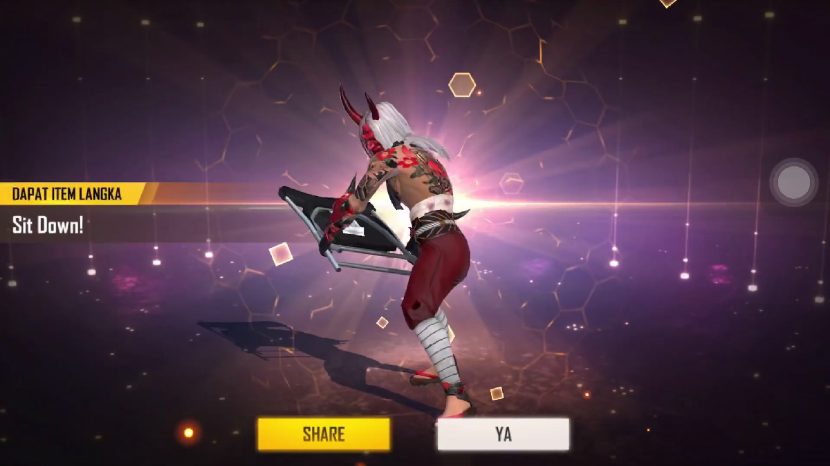 Cara Miliki Emote Sit Down FF Gratis, Bisa Mukul Lawan ala Smackdown?