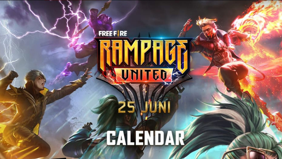 Kalender Event Rampage: United FF, Inilah Daftar Skin Gratisannya!