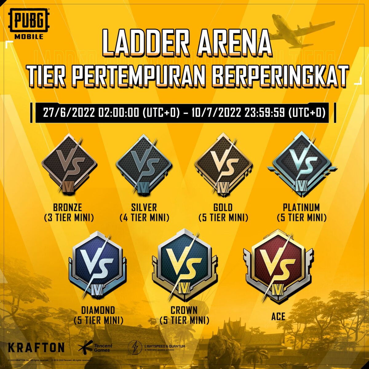 PUBG Mobile Rilis Mode Ladder Arena, Yuk Kejar Sampai Rank Ace!