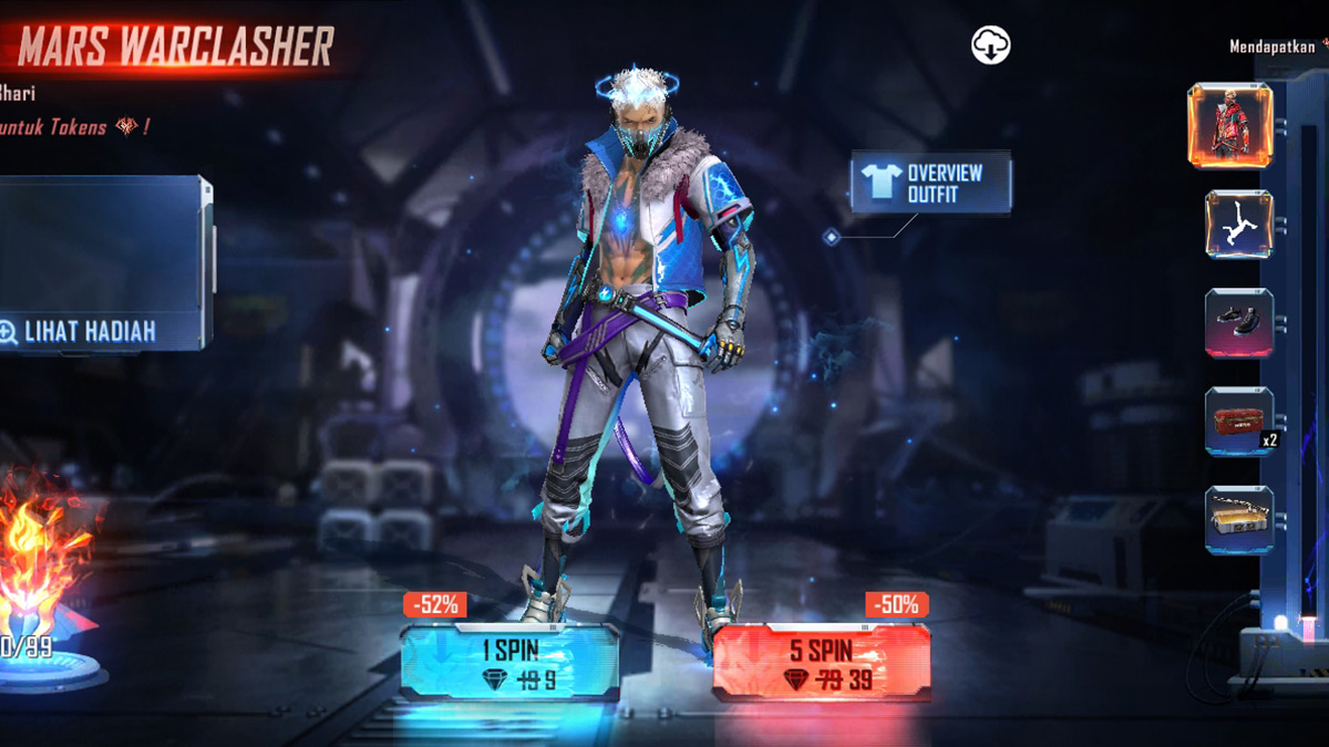 Trik Murah Dapatkan Evo Bundle Mars Warclasher Rampage FF! | SPIN