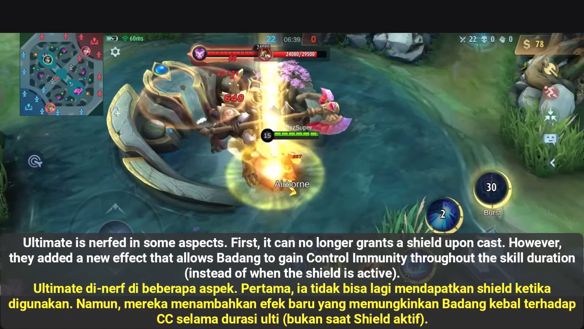 Badang Akan Mendapatkan Rework Skill, Jadi Kaya Gini Skillnya! | SPIN