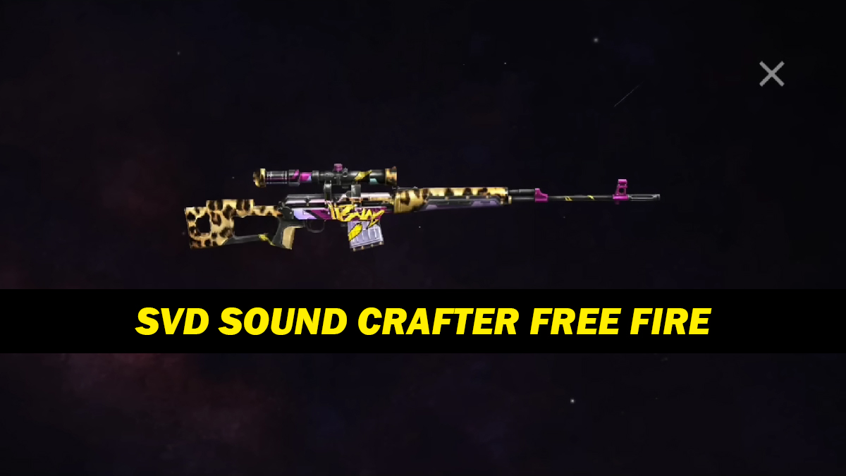 SVD Sound Crafter FF, Gun Skin Keren Kolaborasi Anita Gratis di Event Ini!