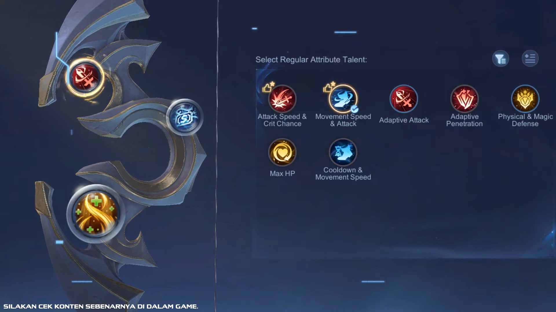 Beginilah Penjelasan Mengenai Sistem Talent Baru di Mobile Legends!