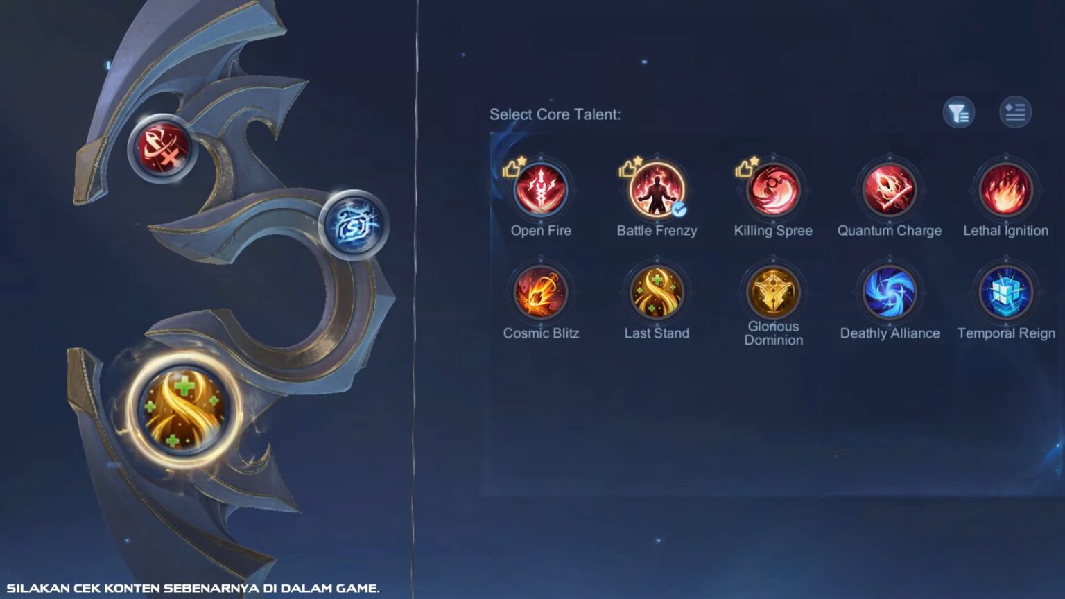 Beginilah Penjelasan Mengenai Sistem Talent Baru di Mobile Legends!