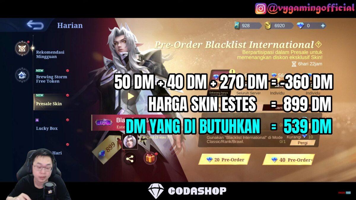 Tips Murah Beli Skin Estes M3 Blacklist International! | SPIN