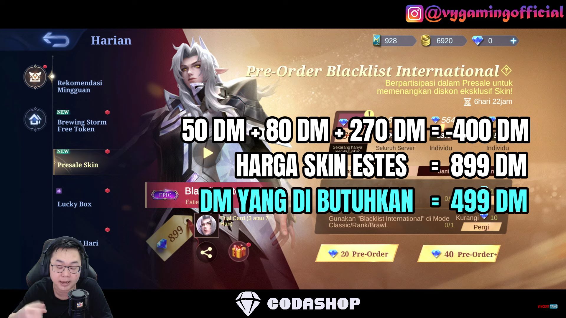 Tips Murah Beli Skin Estes M3 Blacklist International! | SPIN