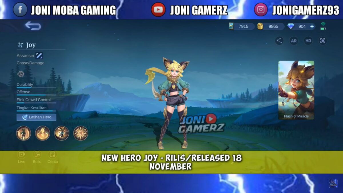 Kapan Hero Baru Joy Mobile Legends Bakal Rilis? Ini Jawabannya! | SPIN