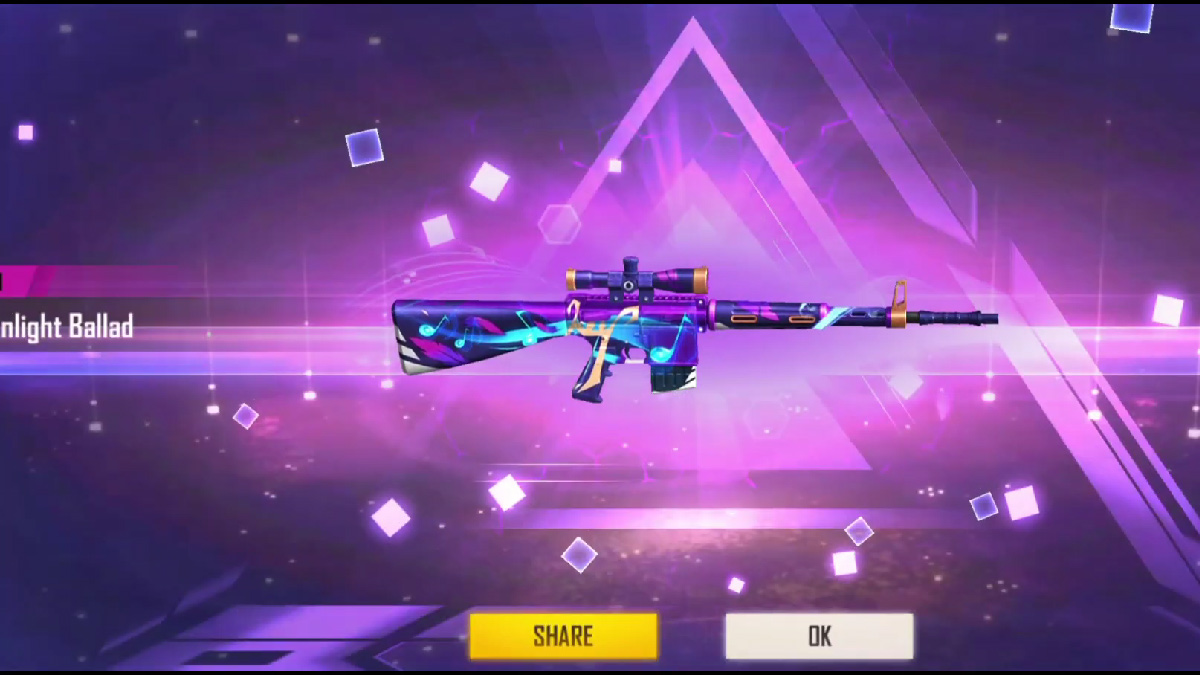 Dapatkan Gun Skin Kingfisher Moonlight Ballad FF Gratis di Bonus Top Up!