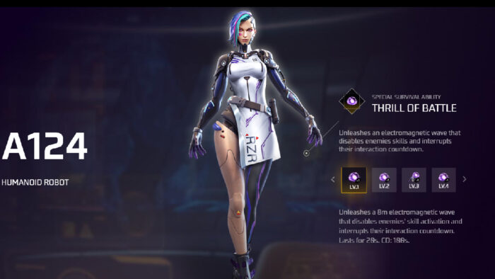 Kembali Diubah, Karakter A124 FF Terima Buff di Advance Server Patch OB36!