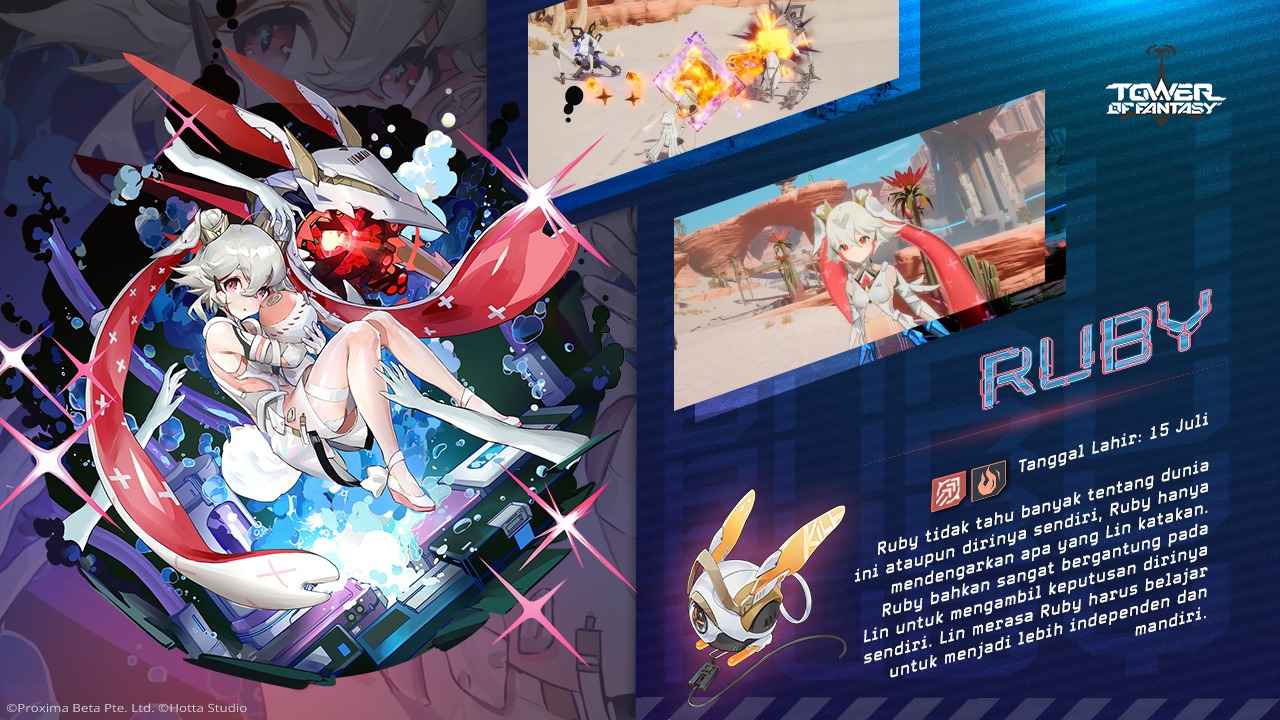 Kenalan dengan Ruby, Simulacra SSR Baru Tower of Fantasy! | SPIN