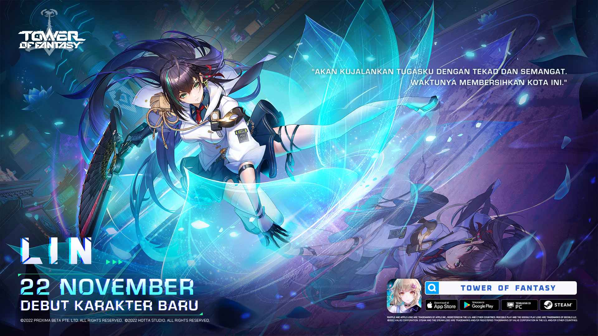 Tower of Fantasy Umumkan Karakter Lin, Perkenalkan Elemen Baru di ...