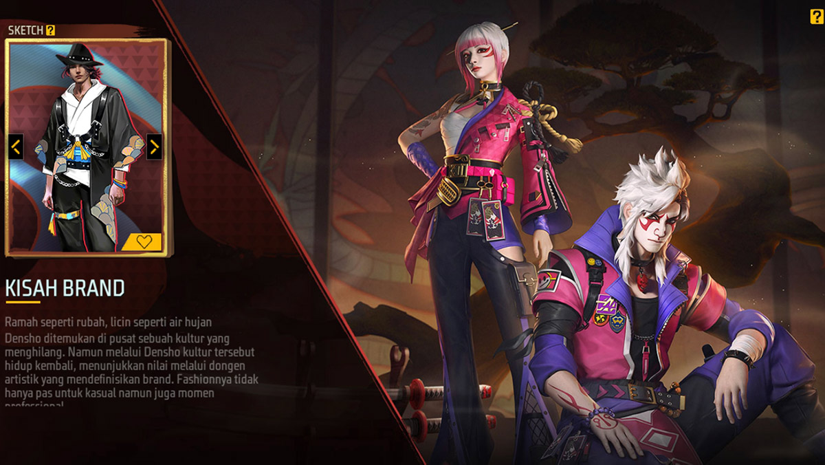 Bundle Trend+ Densho FF Pertama hadir di Event Diamond Door Terbaru!