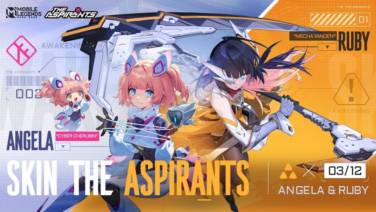 Ruby dan Angela Dapatkan Skin The Aspirants Mobile Legends
