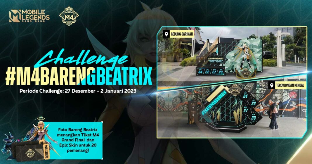 Foto Bareng Skin Beatrix M4, Dapatkan Skin Epic Gratis dari MLBB