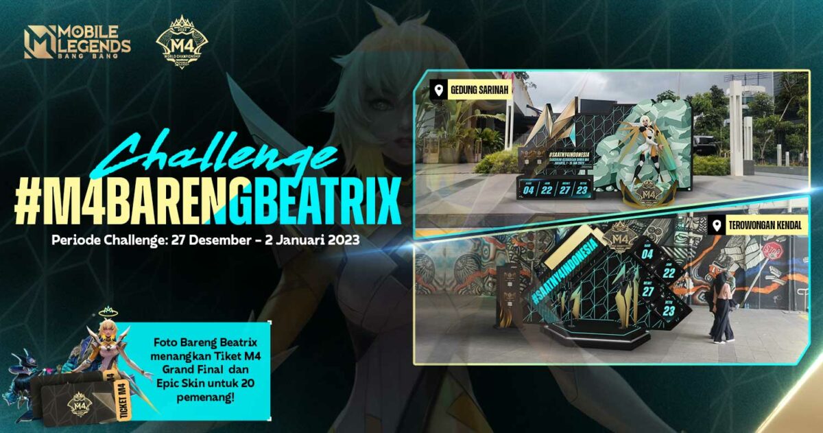 Foto Bareng Skin Beatrix M4, Dapatkan Skin Epic Gratis dari MLBB