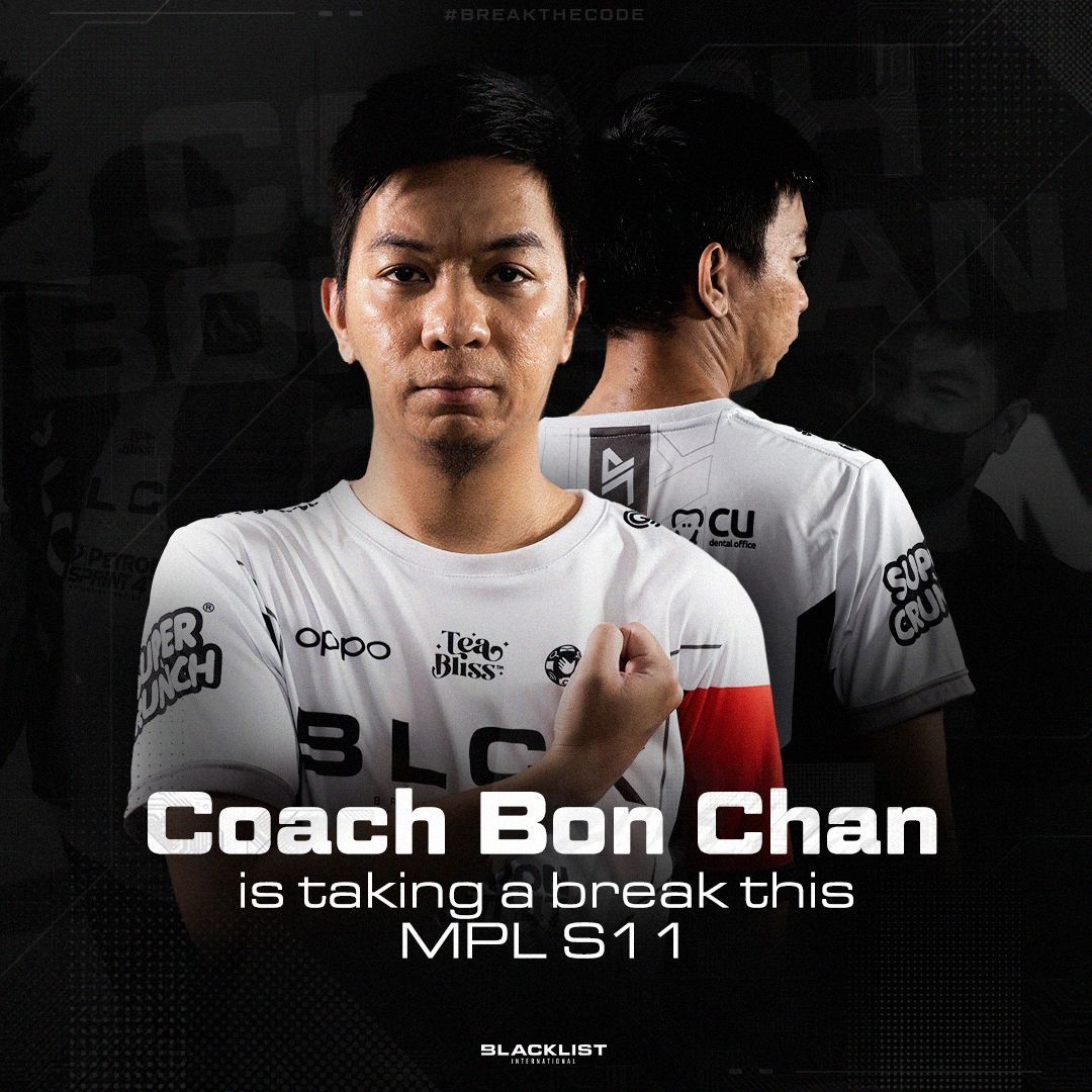 Coach Blacklist International Bon-Chan Rehat di MPL PH Season 11!