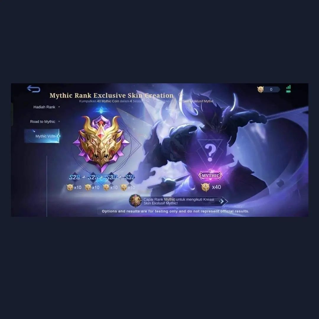 Bakal Ada Skin Khusus Rank Mythic, Begini Cara Dapatnya! | SPIN