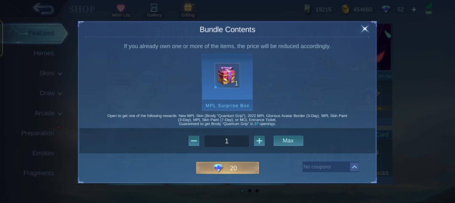 Lebih Baik Beli Langsung di Shop atau Beli Box untuk Skin Brody MPL?