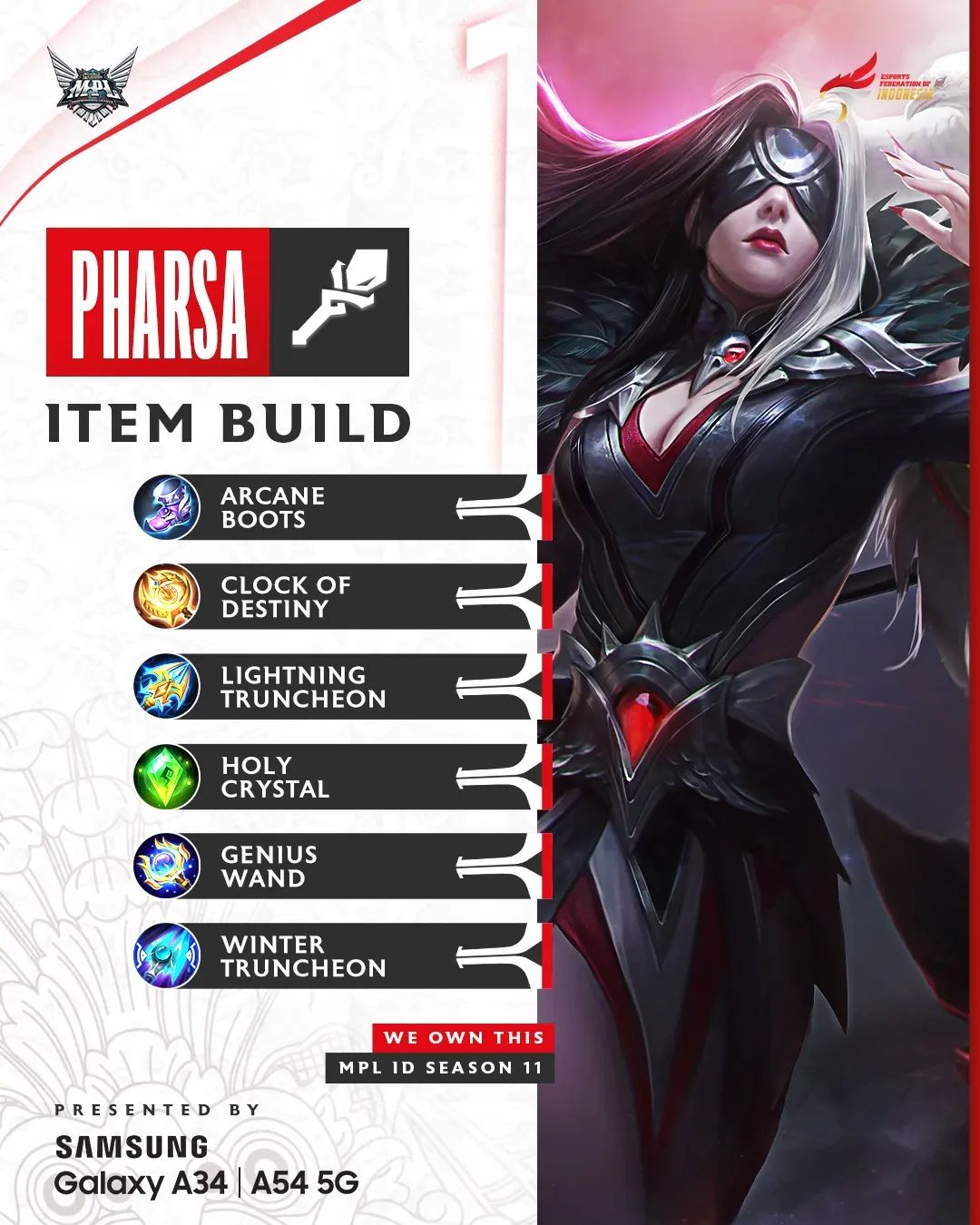 Build Pharsa Ala Sanz MVP of the Week MPL ID S11! | SPIN