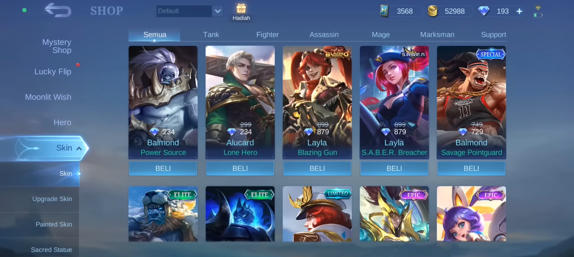 Bocoran 4 Event Skin Gratis Mobile Legends Tanpa Top-up! | SPIN