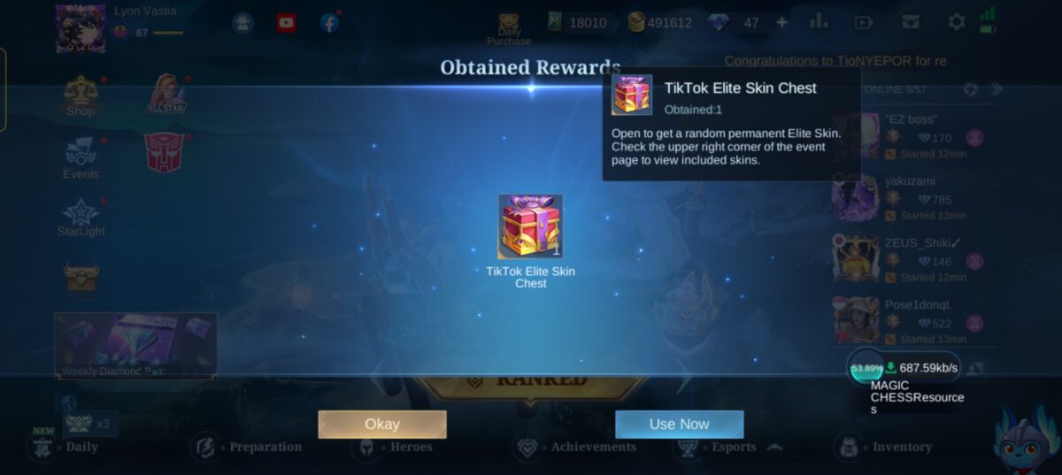 Cuma Login MLBB Dapat Skin Gratis, Buruan Klaim! | SPIN