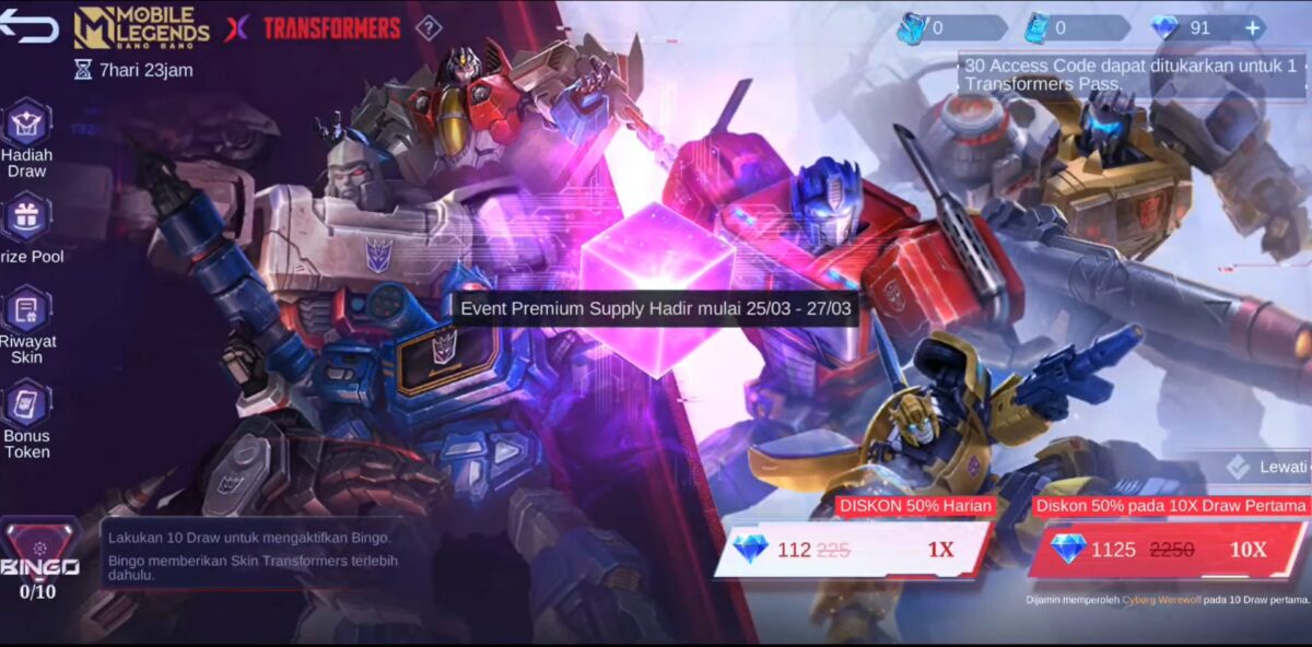 Event MLBB x Transformers 2023, Kapan Bakal Hadir Kembali?
