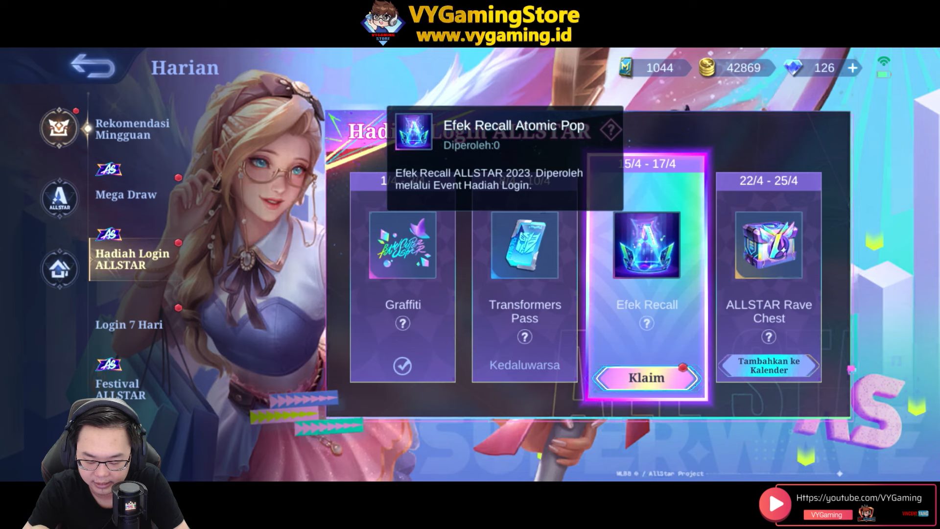 Cara Dapatkan 2 Efek Recall Gratis di Mobile Legends, Mudah Banget!