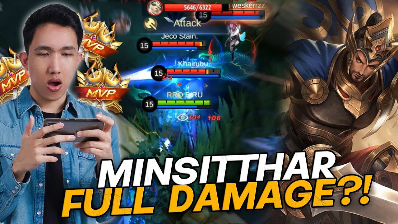 Build Minsitthar Damage Tersakit Ala RRQ Lemon | SPIN Build Minsitthar Damage Tersakit Ala RRQ Lemon | SPIN