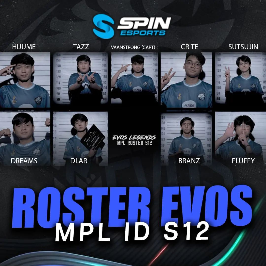 Roster EVOS Legends MPL ID S12, Ada Nama Kejutan! | SPIN