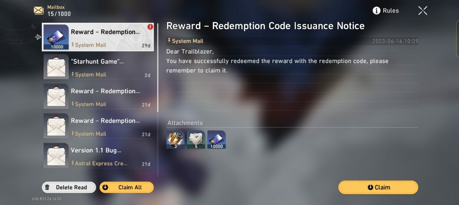 Segera Klaim Kode Redeem HSR Terbaru 16 Juni 2023! | SPIN