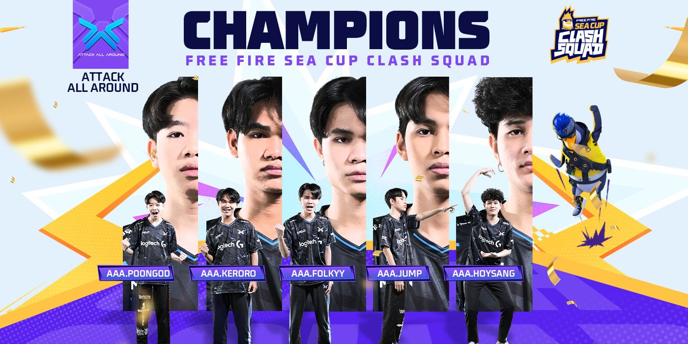 Juarai FFCS SEA Cup, AAA Lanjutkan Dominasi Thailand di Dunia Esports Free Fire