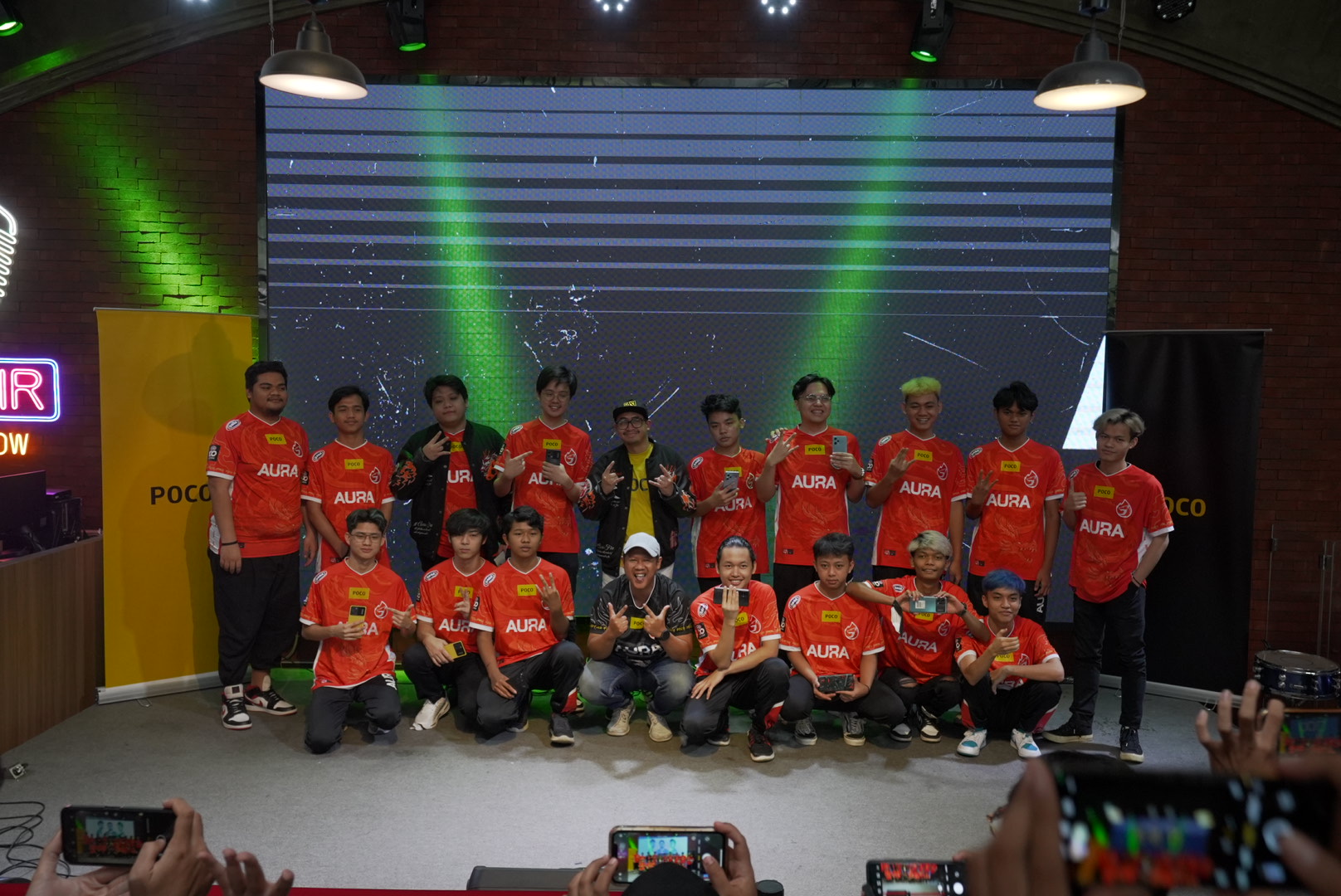 POCO dan AURA Memperkenalkan Line Up Pro-player Terbaru dari AURA Esports