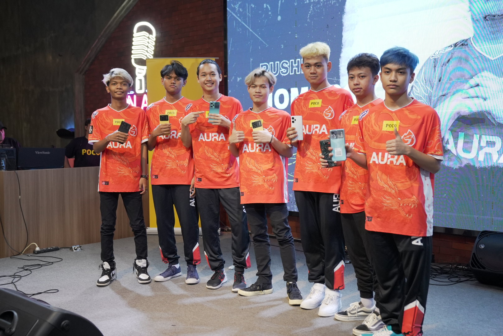 POCO dan AURA Memperkenalkan Line Up Pro-player Terbaru dari AURA Esports