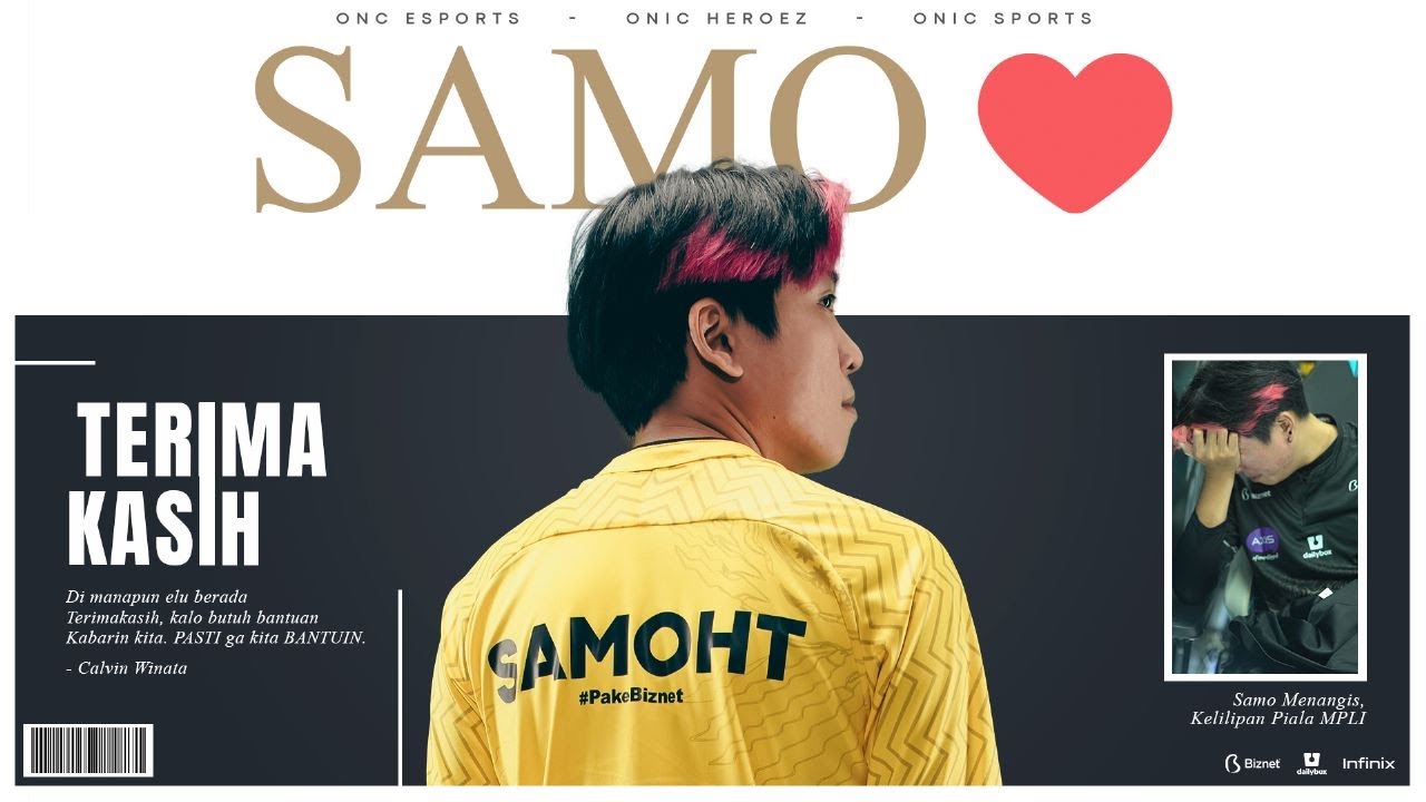 SamoHt Resmi Farewell dari ONIC Esports, Bakal Pindah Tim?