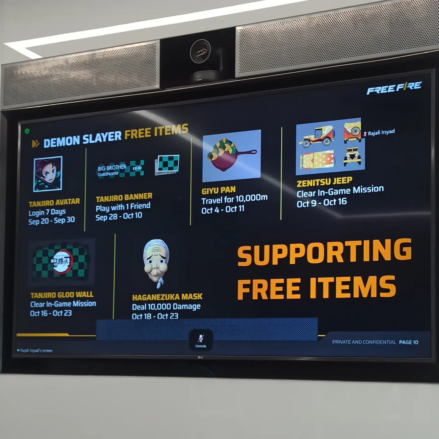 Deretan Item Keren Gratis Dari Kolaborasi Free Fire x Demon Slayer