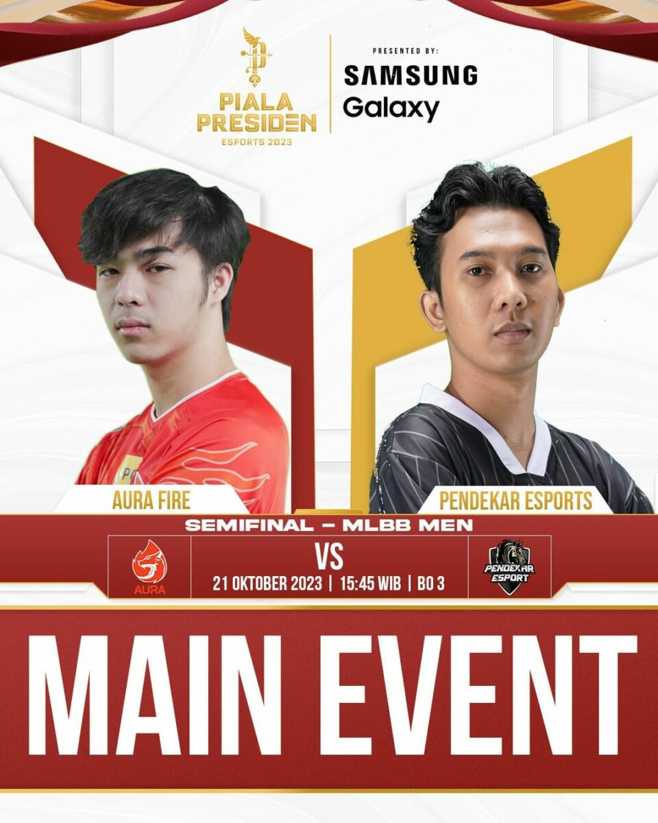 Jadwal Main Event Piala Presiden Esports 2023 | SPIN