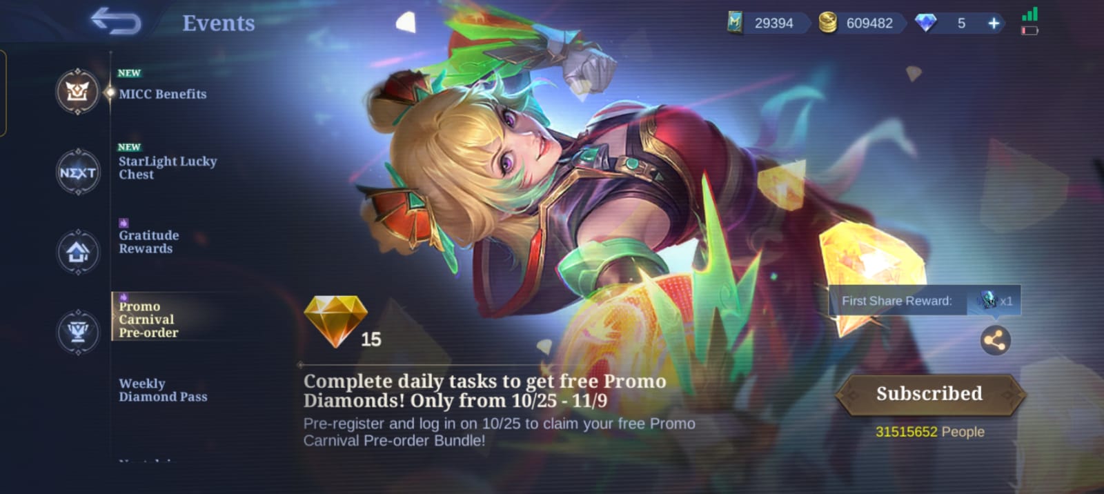 Login Tanggal Segini Untuk Dapatkan Diamond Kuning MLBB Gratis