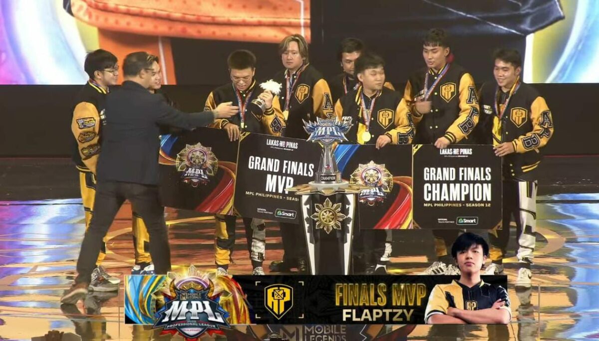 APBREN Juara MPL PH Season 12 Usai Taklukkan Blacklist International