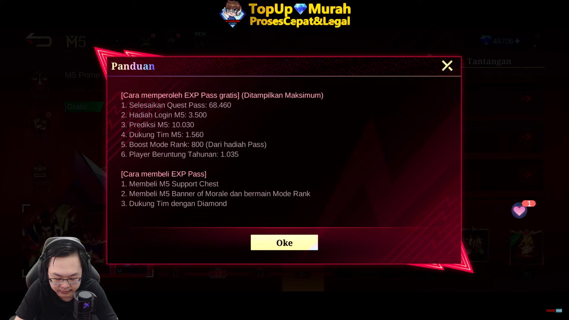 Apakah Bisa Langsung Dapatkan Skin M5 Prime Yu Zhong Tanpa Diamond?