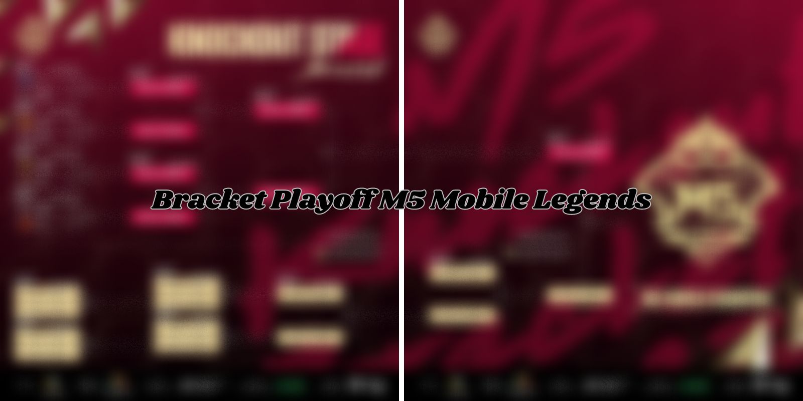 Grup Stage Selesai, Ini Dia Bracket Playoff M5 Mobile Legends | SPIN