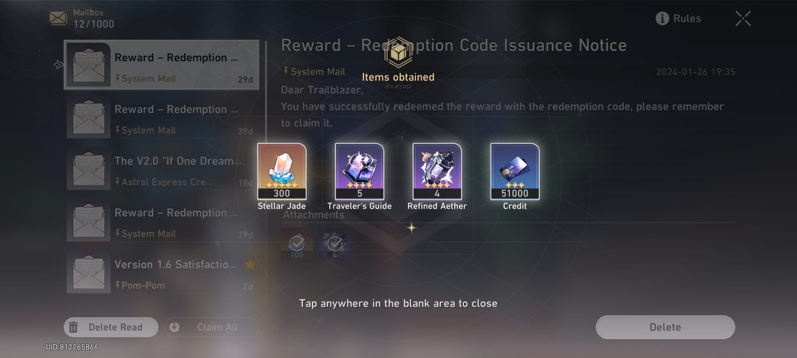 Kode Redeem HSR 300 Stellar Jades Terbaru 26 Januari 2024! | SPIN